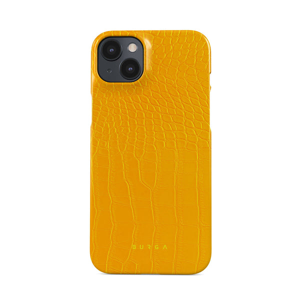 Canary Yellow - Snake Skin iPhone 14 Case | BURGA